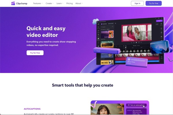 Clipchamp - Toolfolio.io
