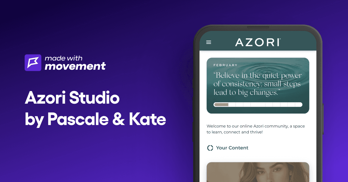 Azori Studio by Pascale & Kate — Made with Movement
