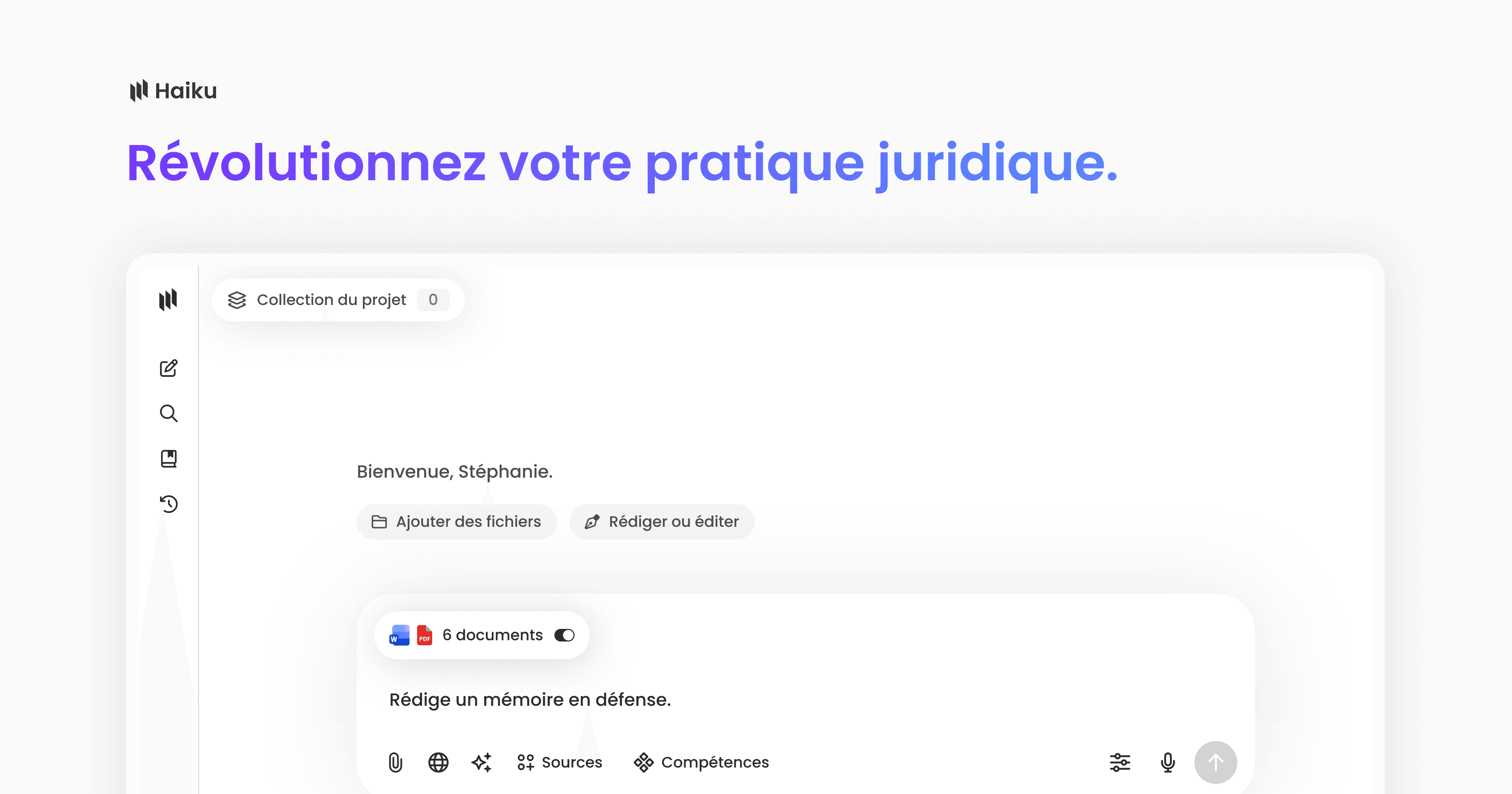 Haiku - IA au service du droit