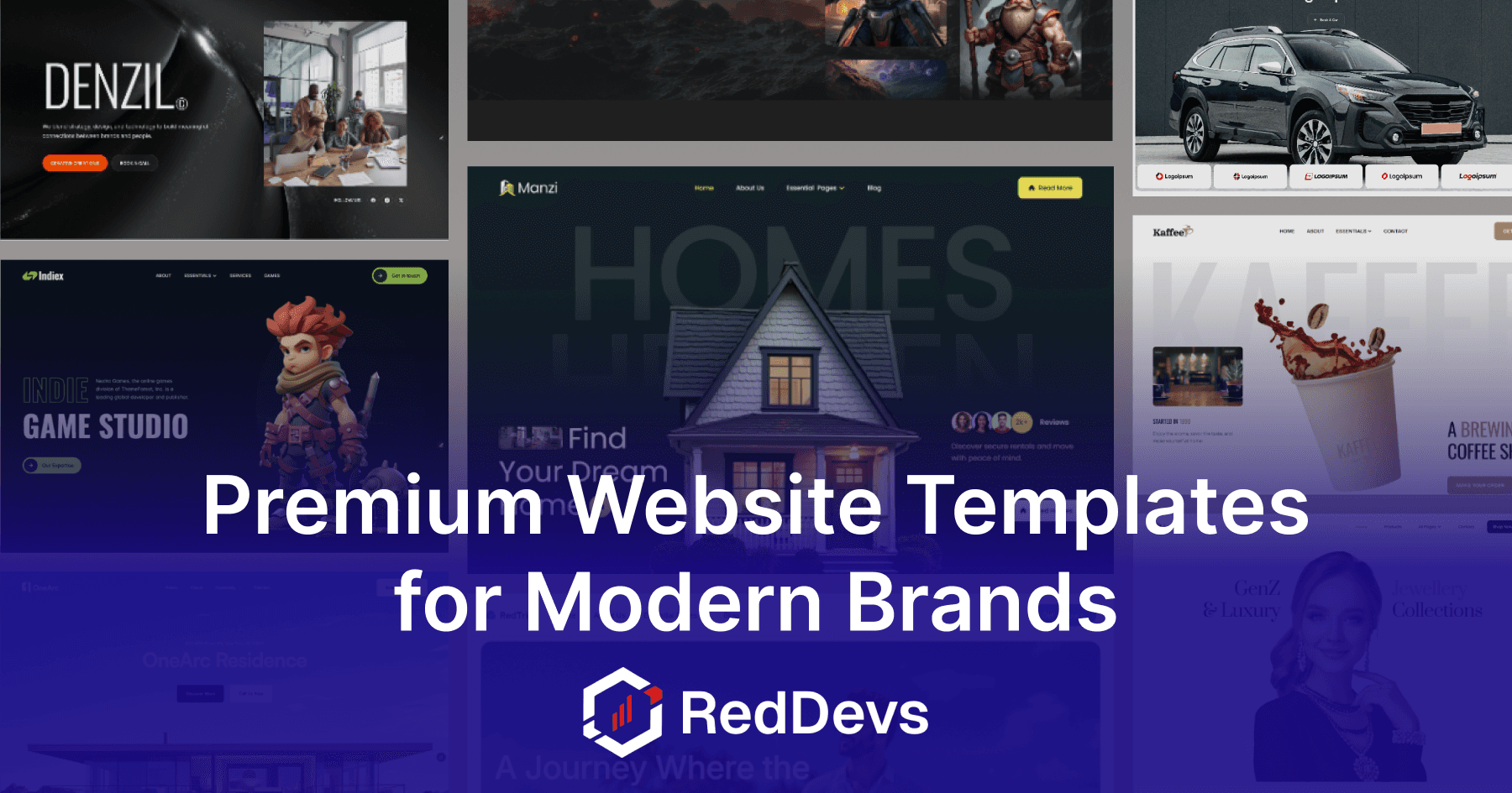 RedDevs – Premium Website Templates for Modern Brands