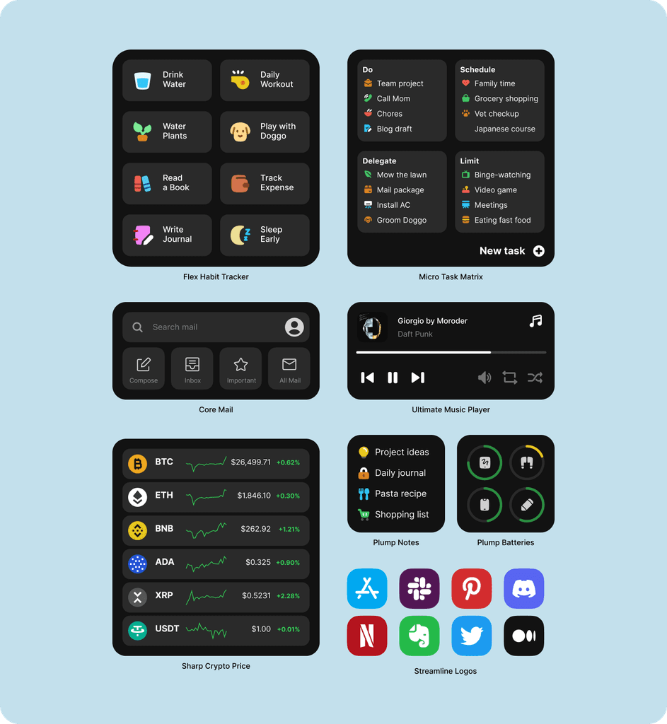Icons for Interface Design