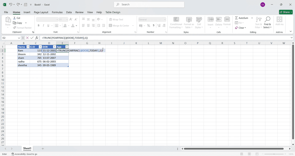 Cómo calcular la edad en Excel: guía de fórmula sencilla - Guía en ...
