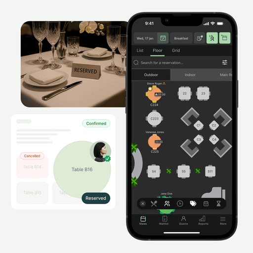 Restaurant Table Management & Seating Software | Servme