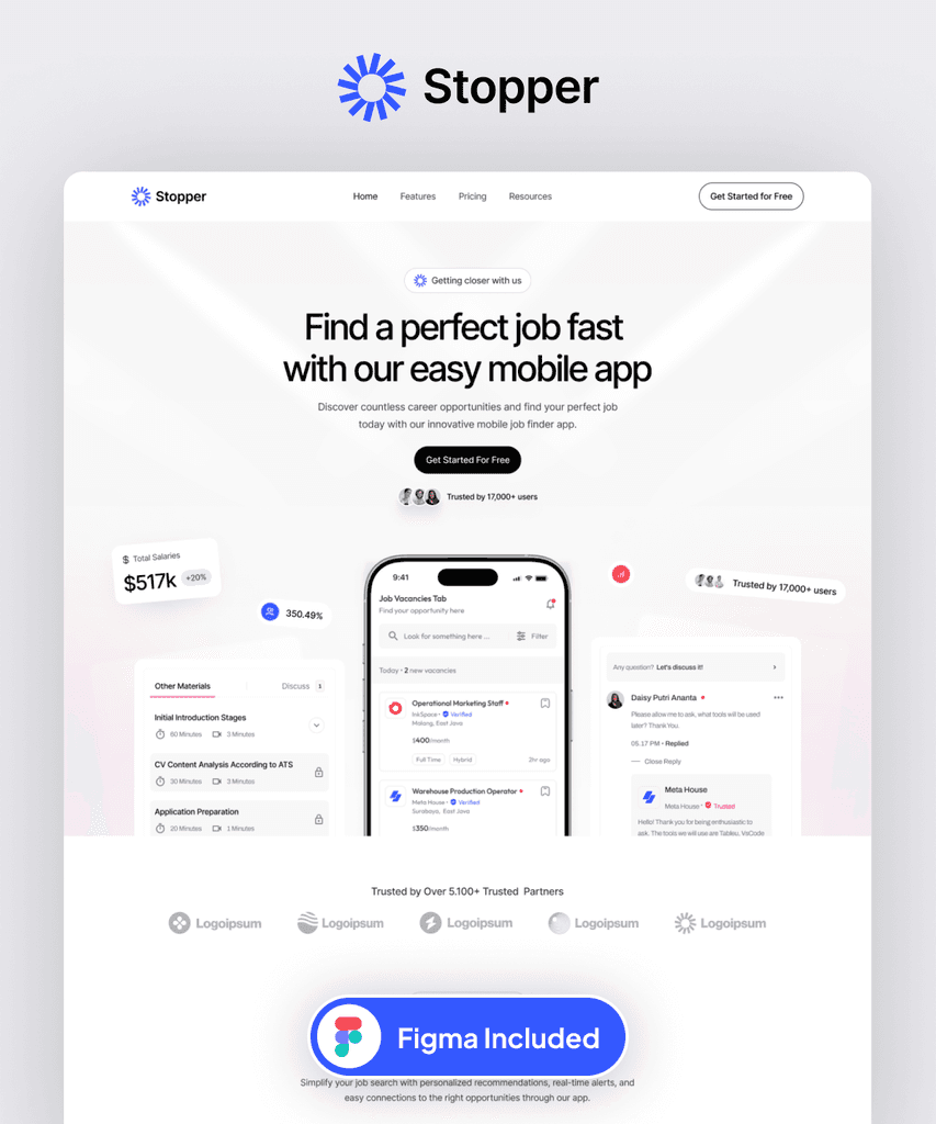 150+ Figma Templates by GrayBlocks