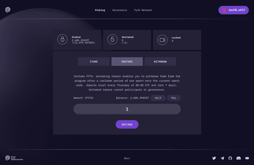 Guide to Staking PYTH Tokens for Pyth Governance - Blog - Pyth Network