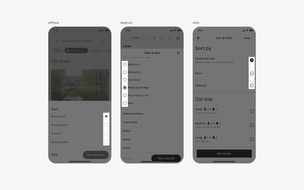 Radio Button UI Design: Best practices, Design variants & Examples ...