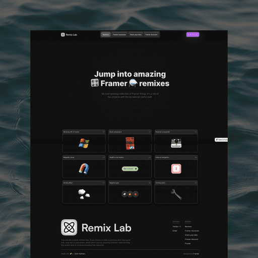 Framer resources