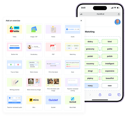 Interactive Platform for Language Teaching | edio
