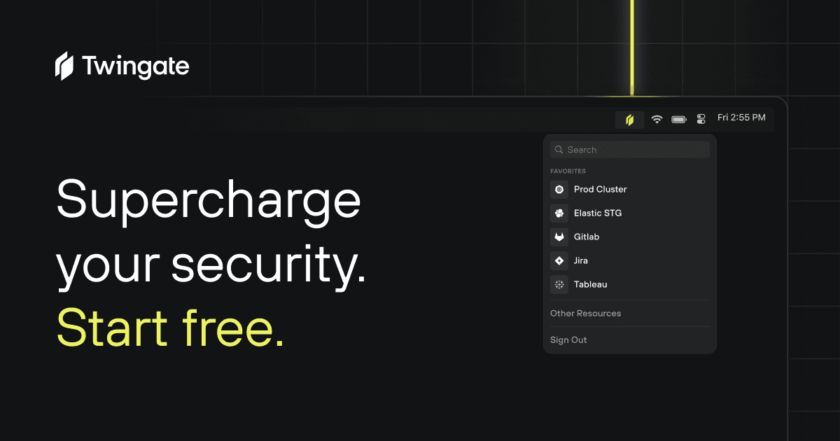 Supercharge your security. Start free.
