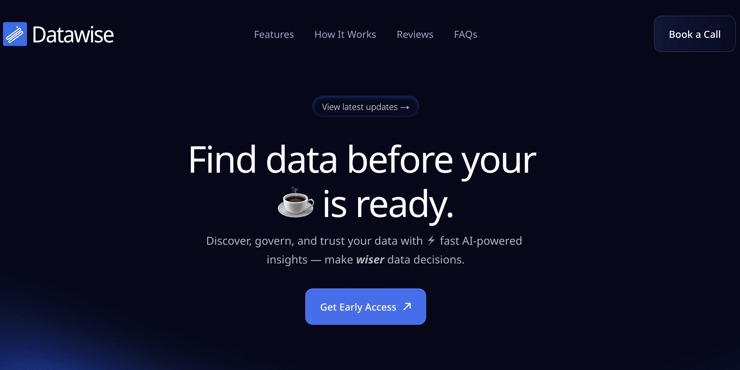 Datawise - AI-driven Data Intelligence Platform
