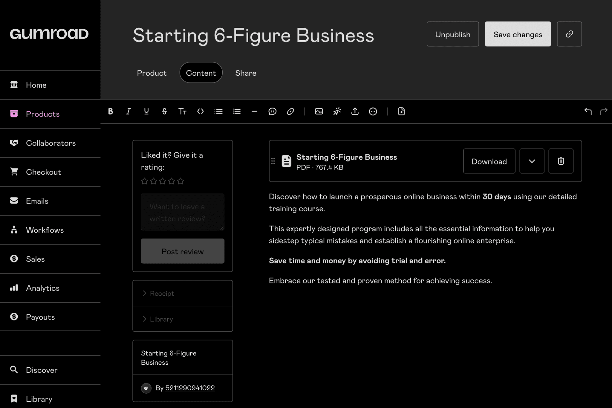 How to Start Selling Digital Products on Gumroad