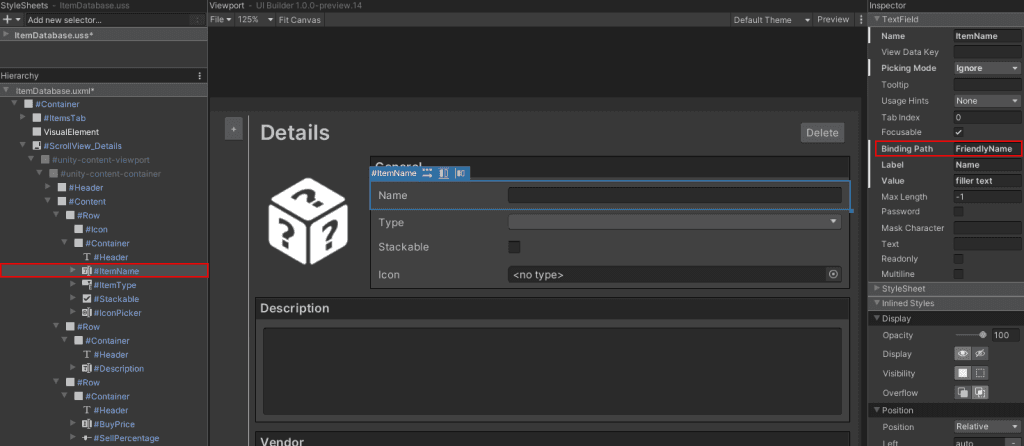 Create an item management editor window with UI Toolkit - What Up Games