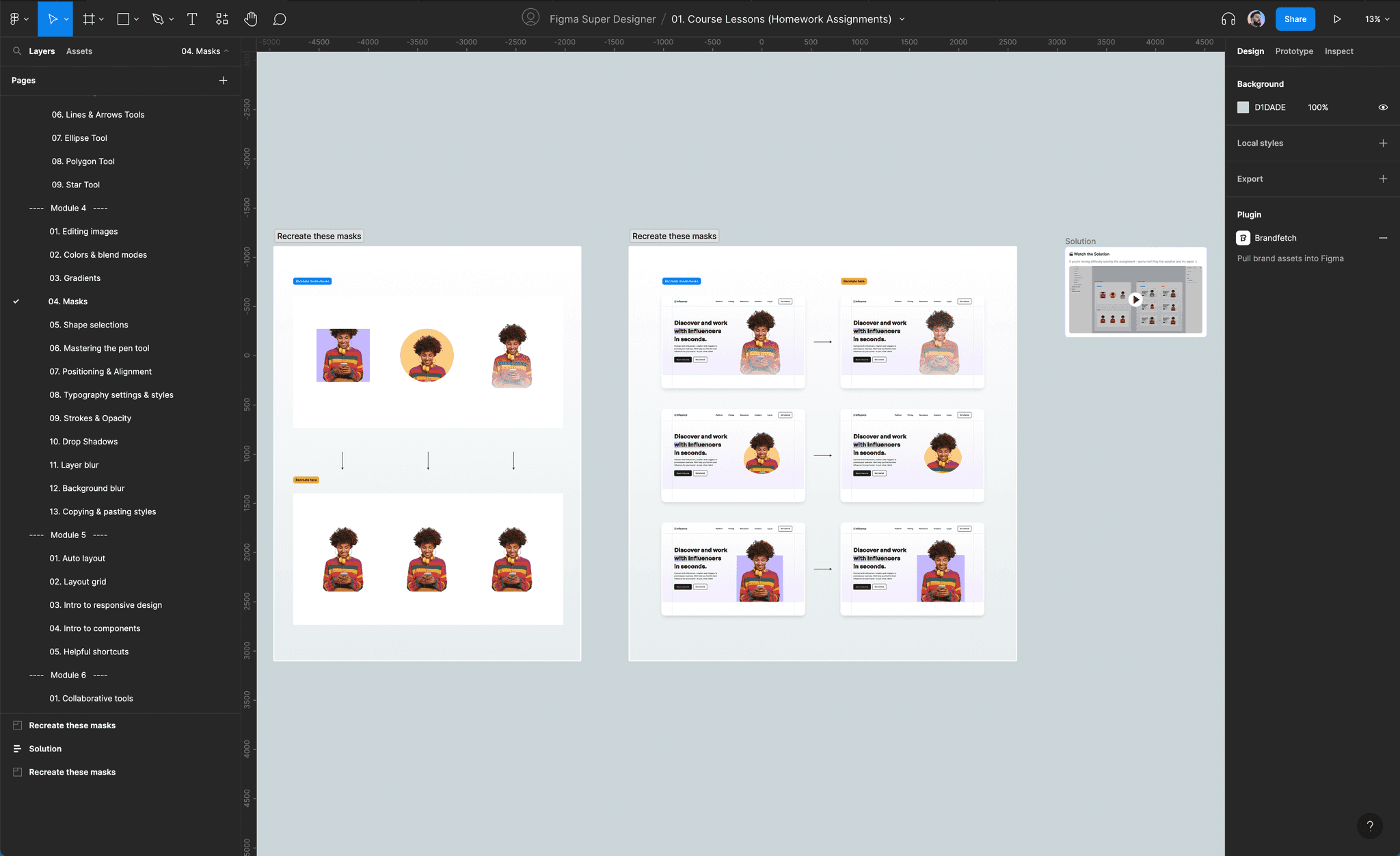 Figma Mastery - The ultimate Figma course for new and struggling designers