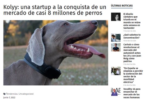 Kolyy: El collar GPS que Cuida de tu Perro