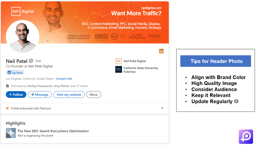 LinkedIn Header Size: 5 Pro Tips for a Standout Profile - DottyPost