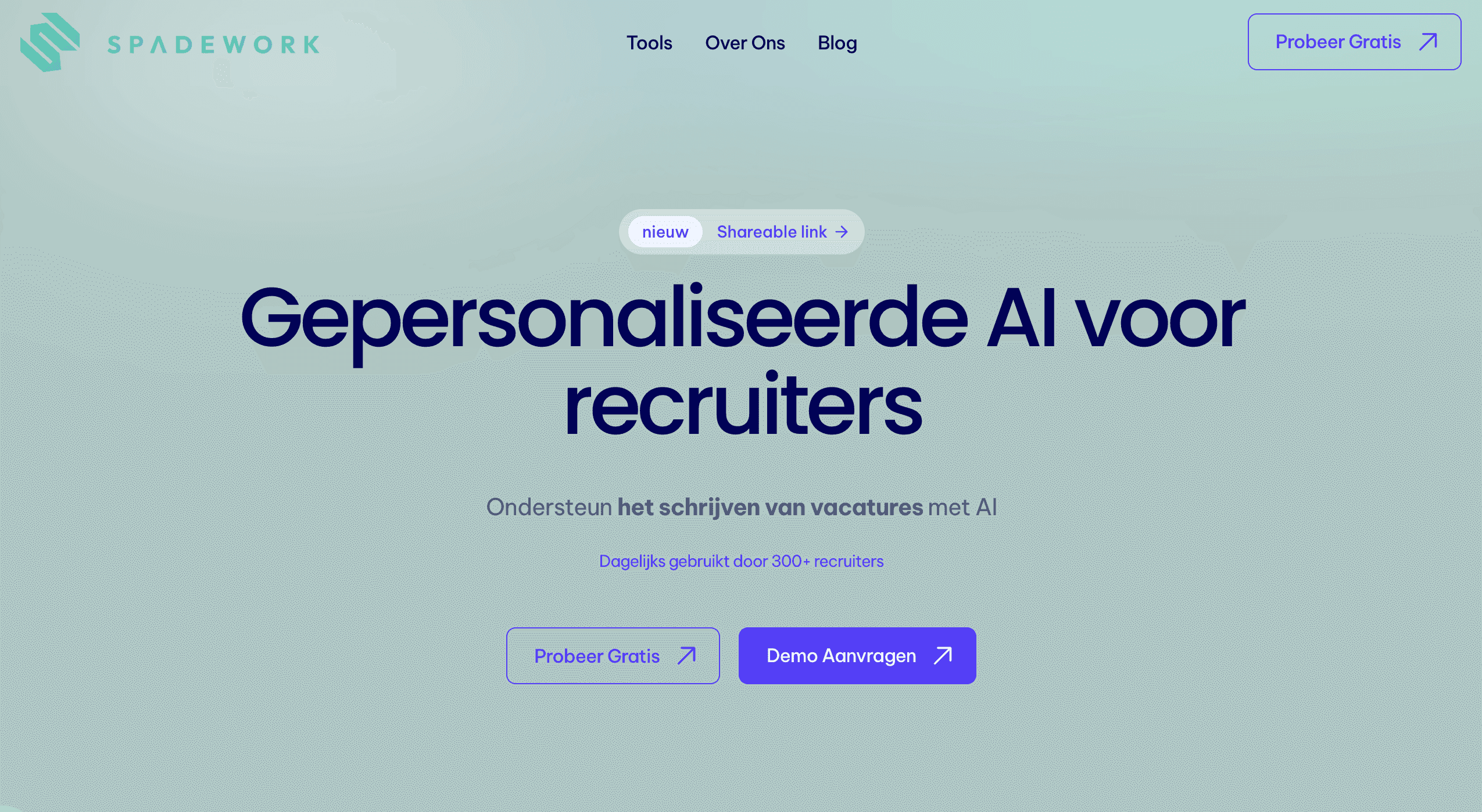 Spadework: AI voor Staffing