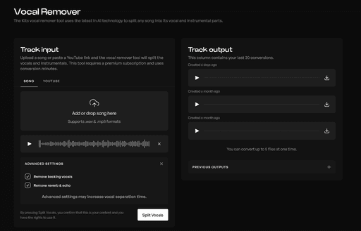 AI Vocal Remover | Vocal Remover - Remove Vocals From A Song