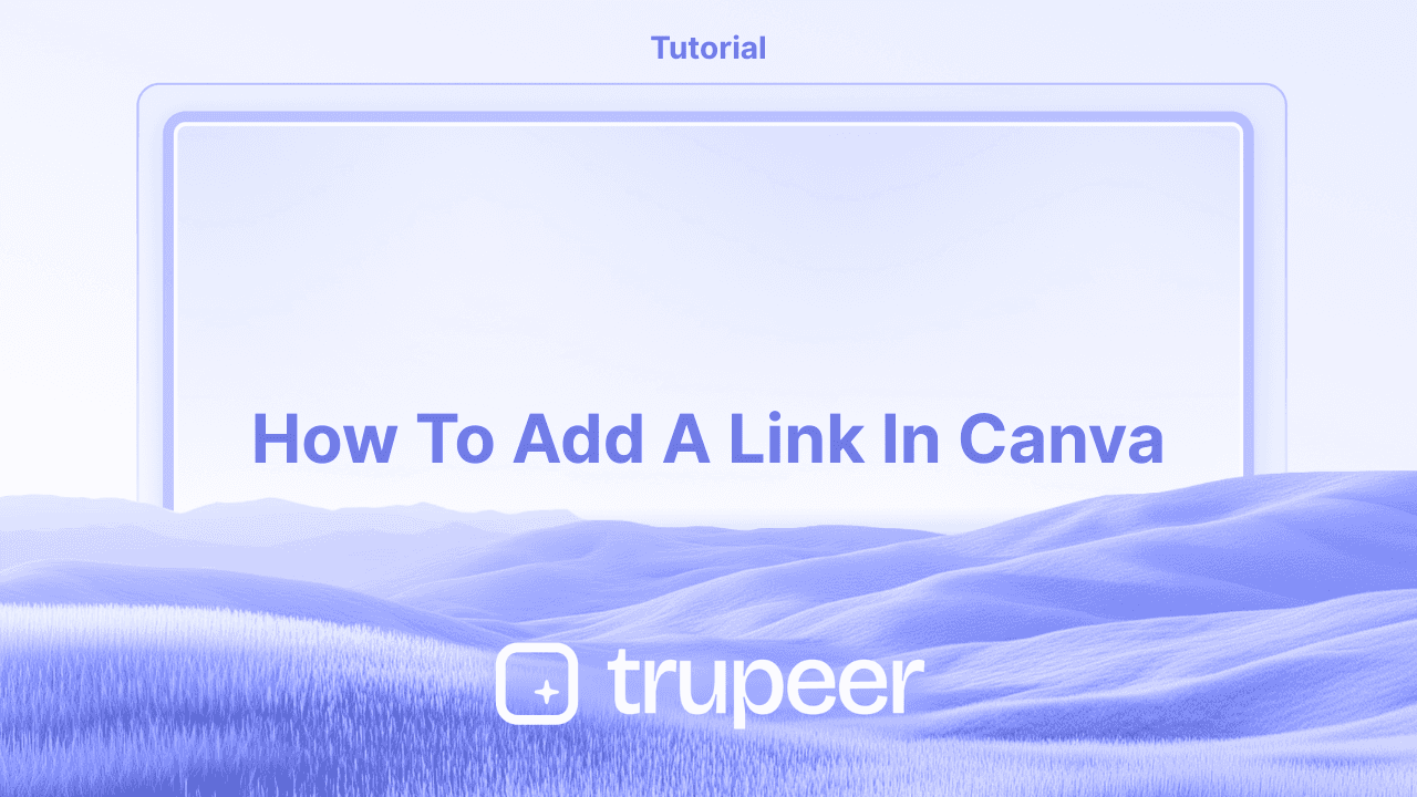 Wie man einen Link in Canva hinzufügt - 1-minütiger Video-Leitfaden