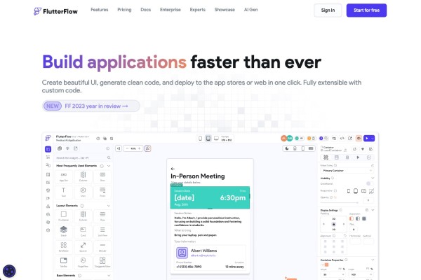 FlutterFlow - Toolfolio.io