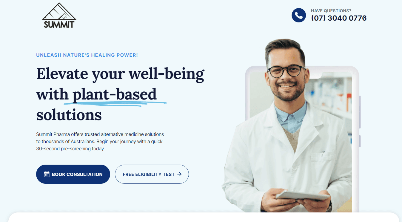 Natural Plant-Based Medicines | Summit Pharma Australia