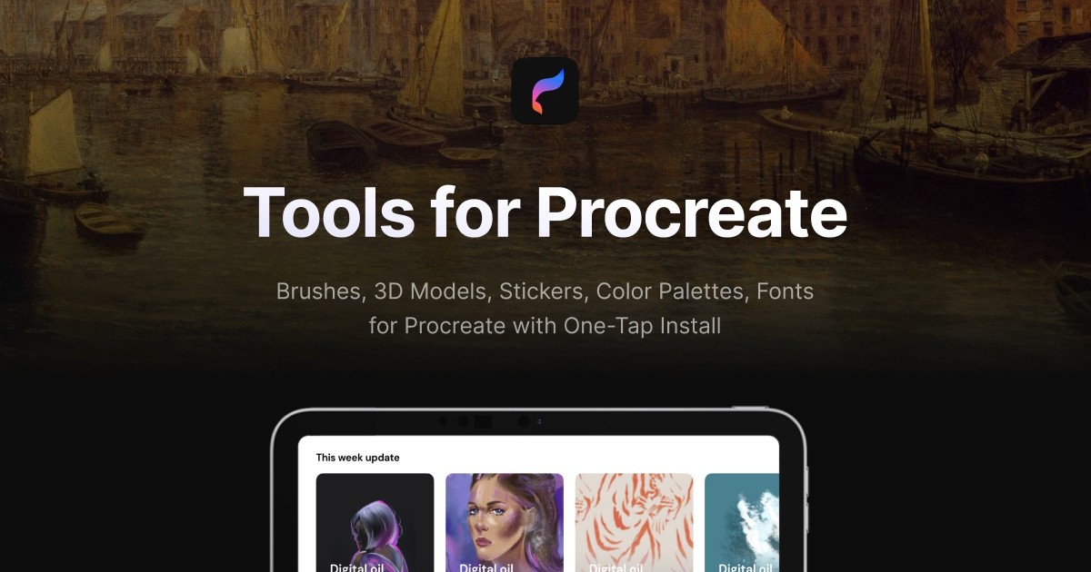 Tools for Procreate