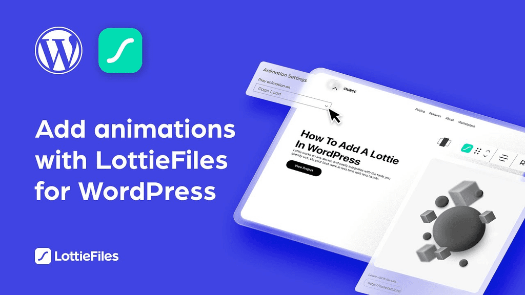 LottieFiles plugin for WordPress – Add animations to your website for free