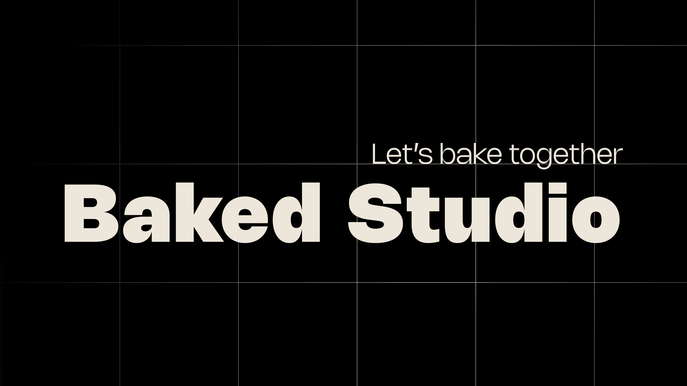 Baked Studio - Product design partner for startups