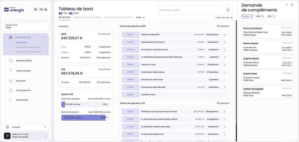 Drapo Energie - Délégataire CEE