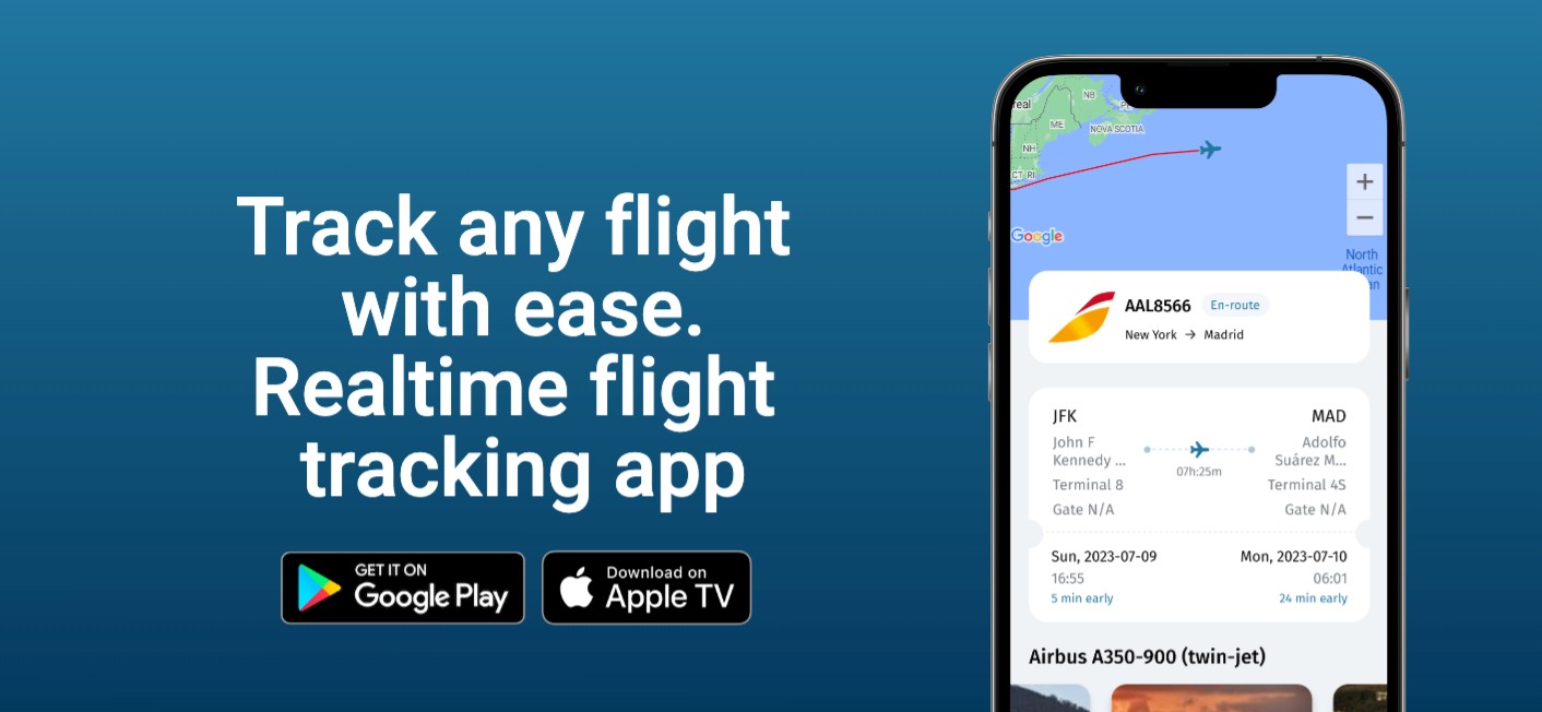 Flightinpocket — Realtime flight tracking app