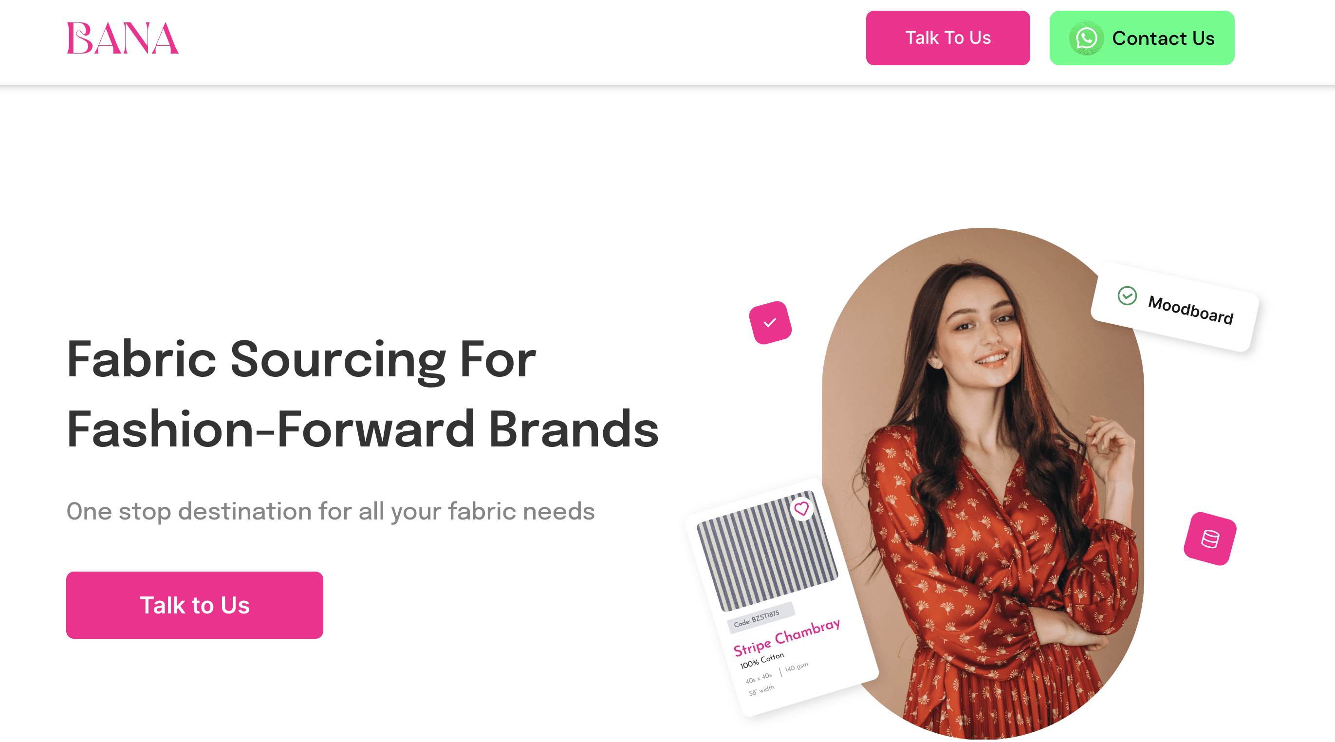 Right fabric at the right time