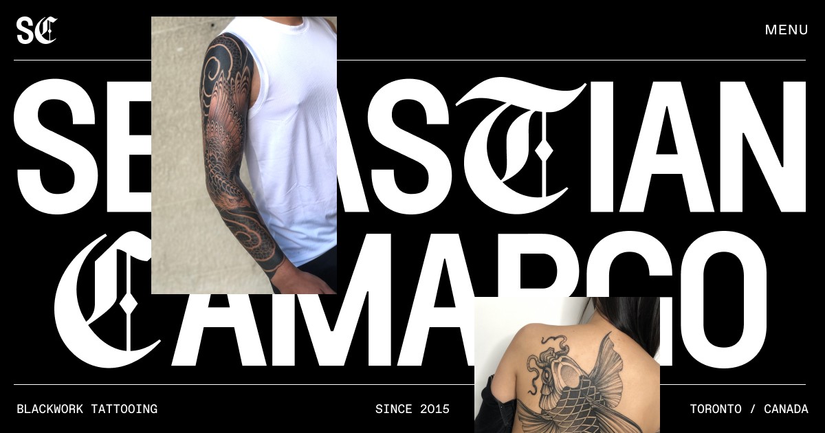 Sebastian Camargo — Blackwork Tattoo Artist from Toronto